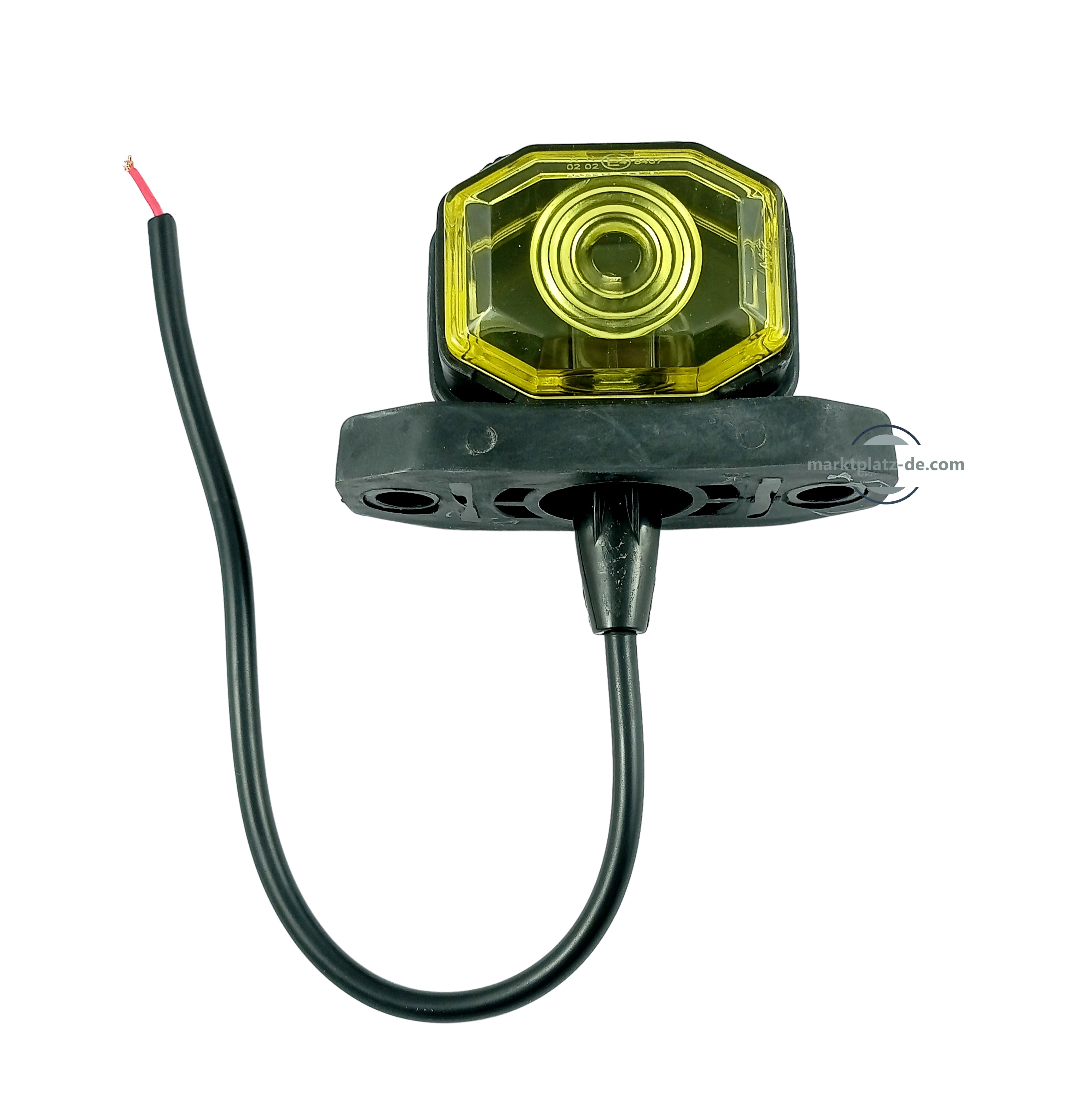 Side Truck Marker Lights Trailer Position Indicator Diode Red/White 12/24v